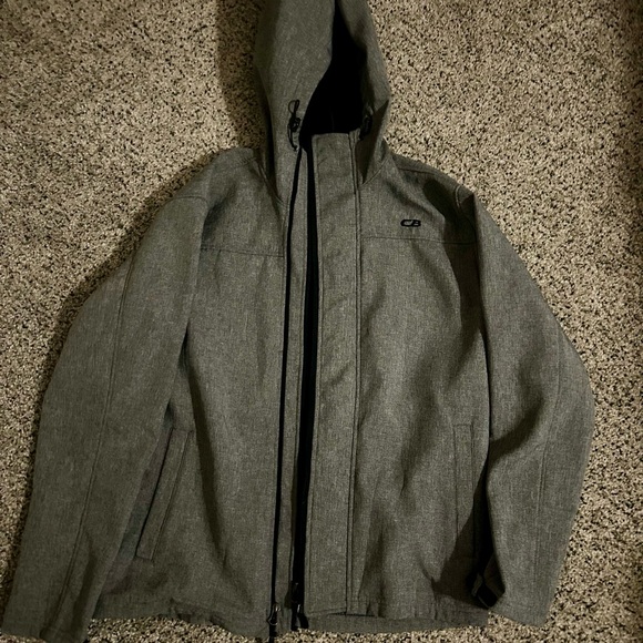 Cb Sport | Jackets & Coats | Mens Gray Hooded Performance Jacket | Poshmark
